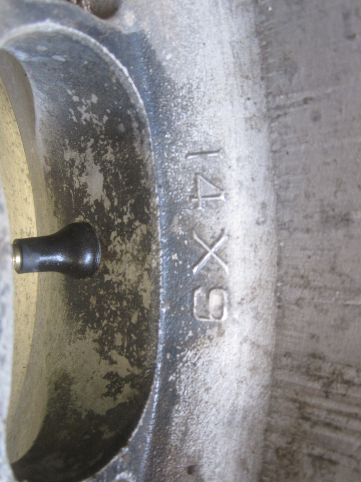 SHELBY CAL 500 14X9 ALUMINUM SLOT MAG WHEELS W/ NEW HOOSIER QUICK TIME ...
