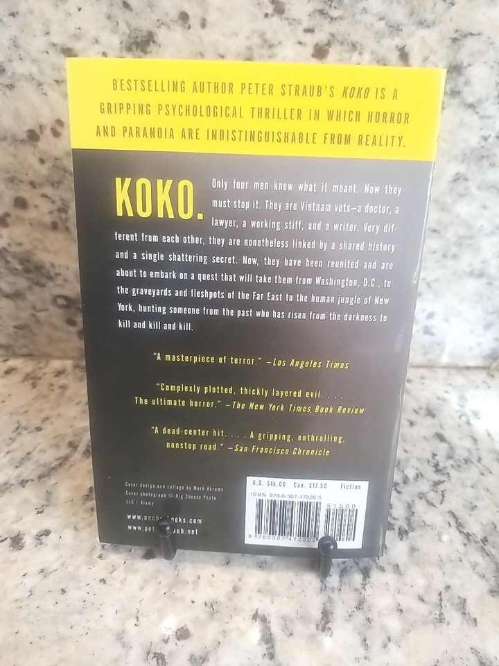 Koko by Peter Straub (English) TPB Anchor Books 2009 Blue Rose Trilogy ...