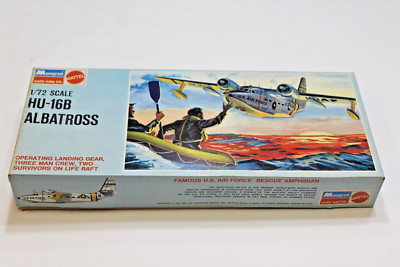 Monogram HU-16B Albatross USAF Rescue 1/72 Model PA160 Plane Kit 1967 ...