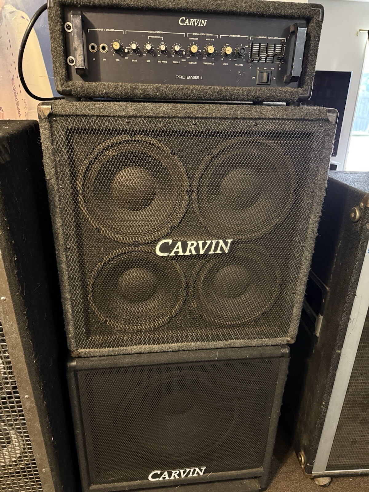 Carvin Pro Bass II Stack 88’ | eBay