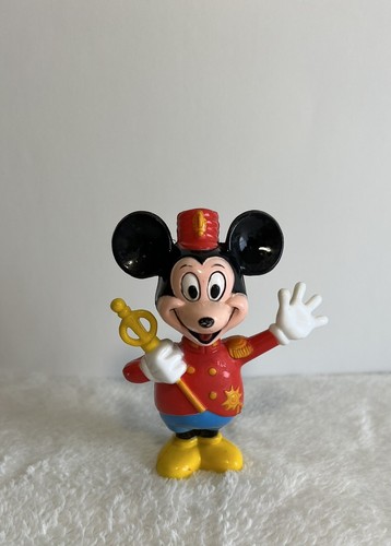 Vintage Walt Disney Marching Band Leader Mickey Mouse Loose 4" Figure ...
