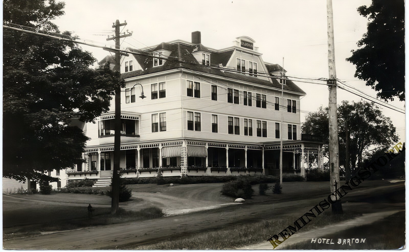 Hotel Barton, Barton, Vermont 1900 Vintage Reprint | eBay