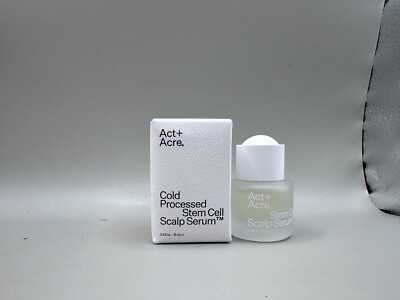 ACT + ACRE COLD PROCESSED STEM CELL SCALP SERUM 0.5OZ/15ML | eBay