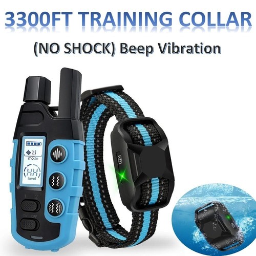 Anti-Bark Electric Dog Pet Training E Collar Obedience Remote Control ...