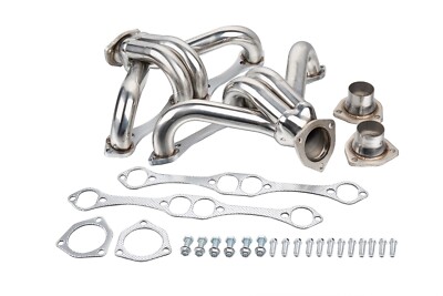 For Chevy Hugger Small Block SBC V8 283 305 327 350 Exhaust Headers ...