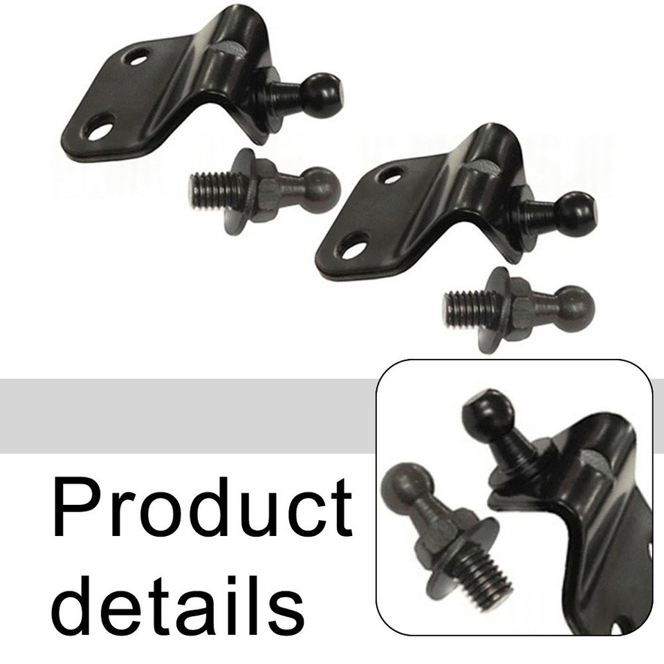 Gas Strut Brackets Tailgate Mounts Steel Alloy Construction Fixing Kit ...