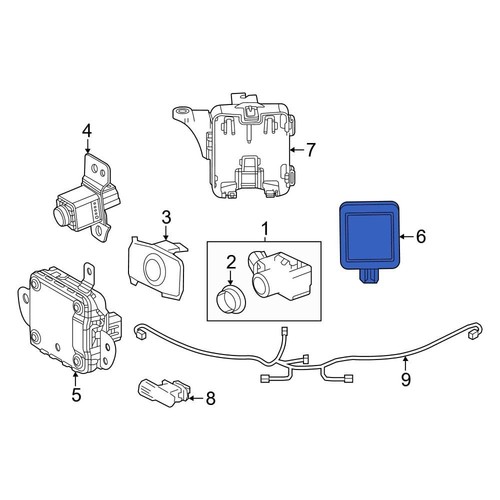 Toyota 882B10E012 Front Collision Warning Sensor | eBay
