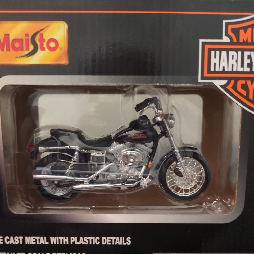 2001 Maisto Harley-Davidson 1:18 Toy Diecast Collection of 5 ...
