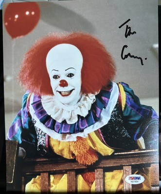 TIM CURRY SIGNED PHOTO 8X10 PENNYWISE AUTOGRAPH IT HORROR PSA DNA COA 2 ...