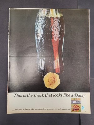 VTG 1964 Orig Magazine Ad Daisy Chip Snacks Look Like A Flower Crunchy ...