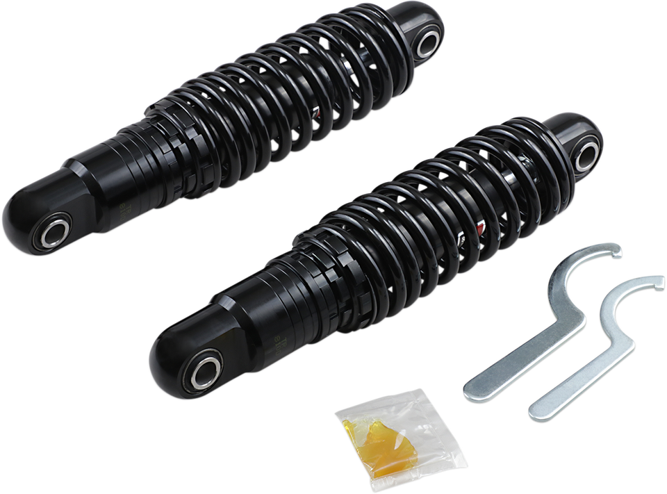Drag Specialties Premium Ride-Height Adjustable Shocks 11" Black Heavy ...