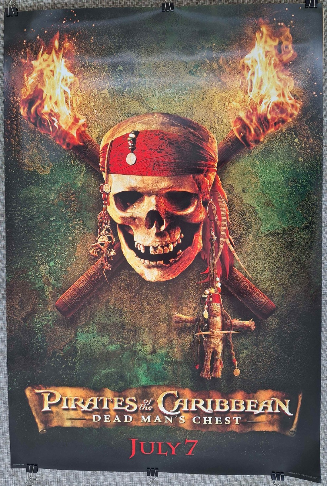 "PIRATES OF THE CARIBBEAN - DEAD MAN'S CHEST" - ADVANCE - MINT - DOUBLE ...
