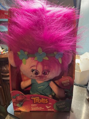 Dreamworks Trolls ~ TALKING POPPY PLUSH DOLL ~ Electronic Plushie | eBay