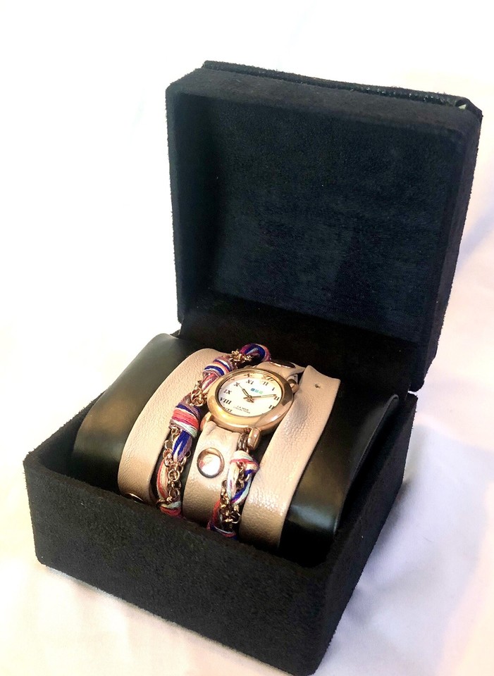 La Mer Collections Specialty Multi Chain Wrap Fuschia Friendship Watch ...