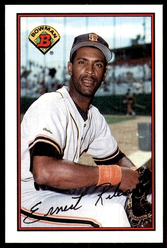 1989 Bowman Ernie Riles San Francisco Giants #475 | eBay