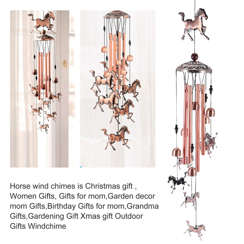 Vintage Wind Chimes,Horse Wind Chimes Music Wind Chimes for Family ...