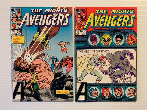 Avengers #252, 253, Marvel Comics 1985. 2 Book Lot. Quasimodo App | eBay
