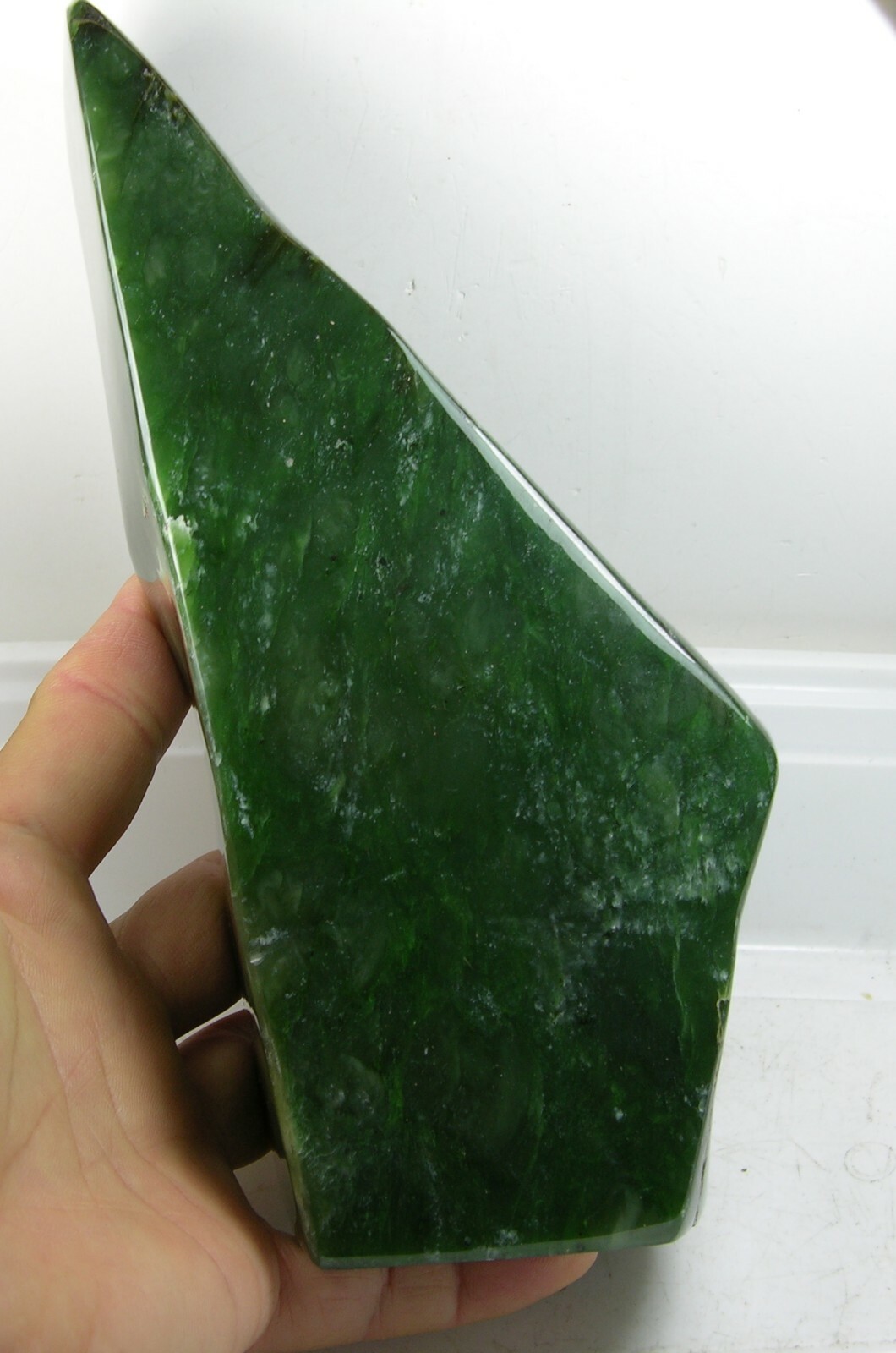 1393g Russia 100% Natural Rough Green Jade Block Specimen 3 lb 1 1/8 oz ...