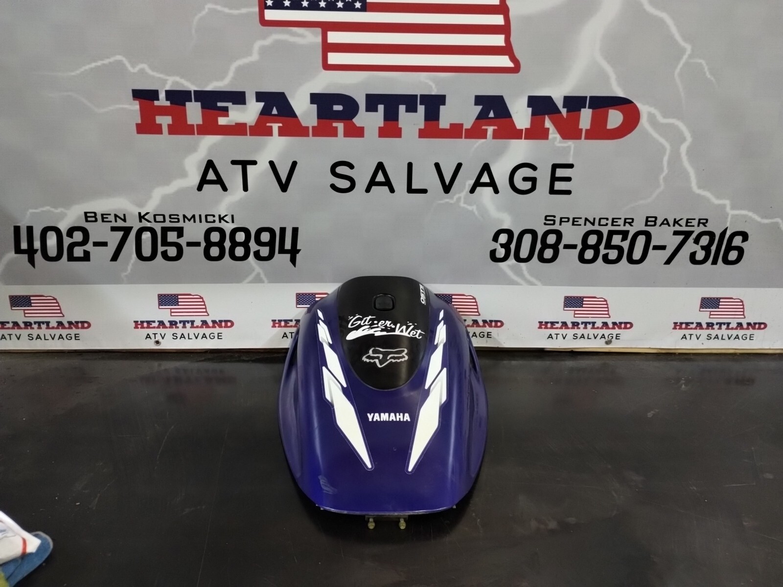 YAMAHA WaveRunner 1998-1999 GP 1200 GP 800 BLUE FRONT HOOD LID ASSY ...