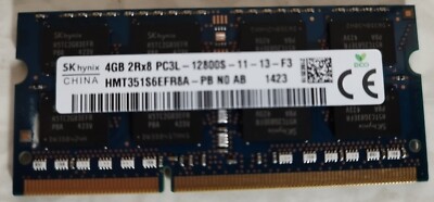Hynix 4 Go (1 x 4 Go) PC3L-12800S DDR3-1600 SODIMM Mémoire ...