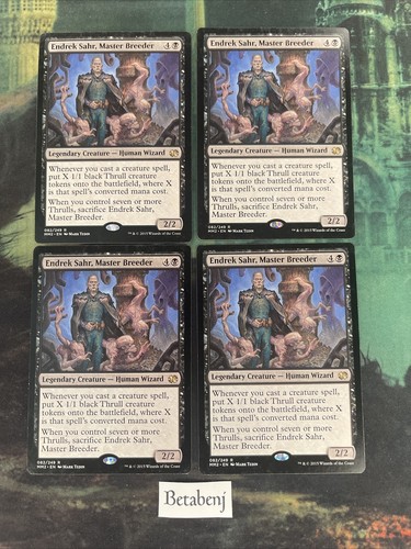 4x MTG Endrek Sahr, Master Breeder - Modern Masters 2015 (MM2) (Playset ...