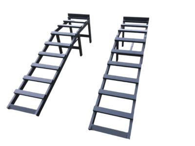 MajdTech 2 x Car Ramps 4000 kg, 330 mm high, 280 mm wide, car, SUV, 4x4 ...