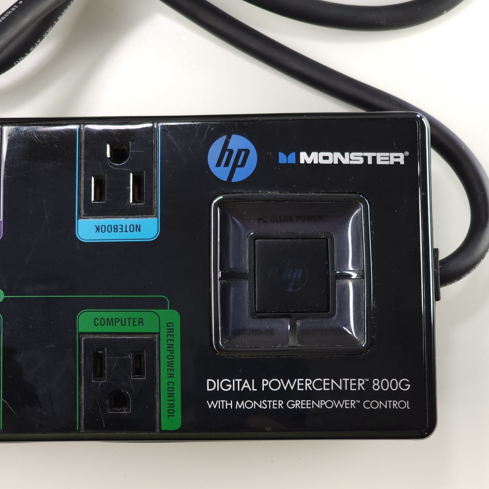 HP Monster Digital PowerCenter 800G Surge Protector 8-outlet 3140 Joul ...