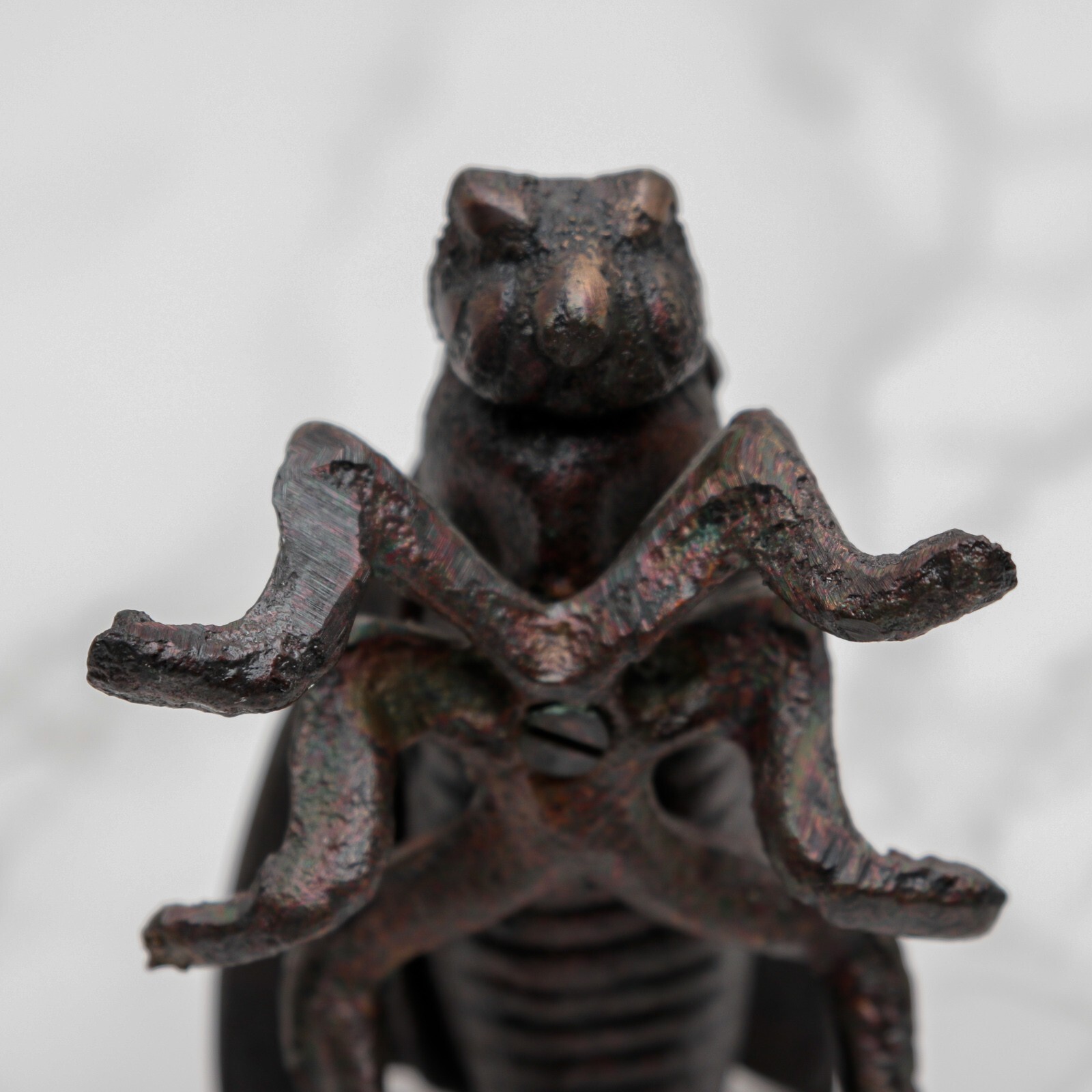 Vintage Metal Fly Trinket Box Ashtray/Match holder, Animal Insect Bug ...