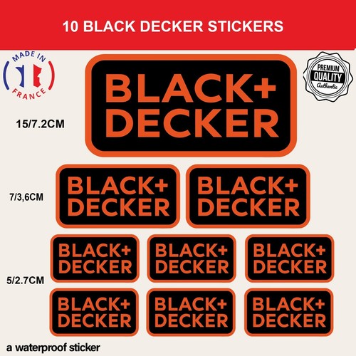 Autocollant Black+Decker Vinyle Original | eBay