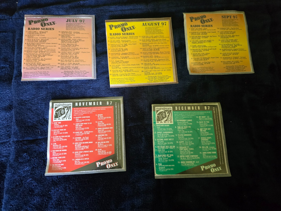 Promo Only ~ Radio Series ~ 1997 CD'S ~ LOT OF 5 ~ MINT | eBay