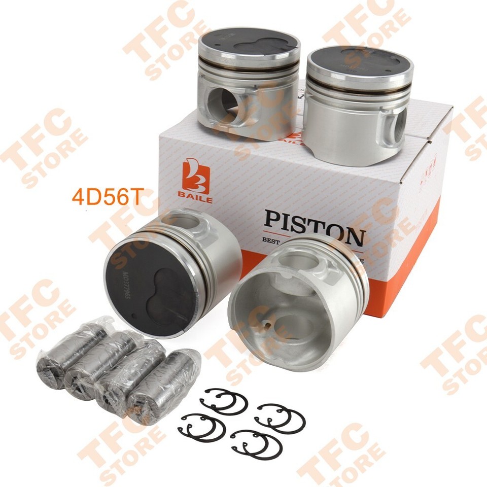 4D56 4D56T Piston For Mitsubishi Engine MD304835 MD304838 MD377962 With ...