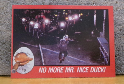 HOWARD THE DUCK 1986 TOPPS TRADING CARD - NO MORE MR. NICE DUCK! | eBay