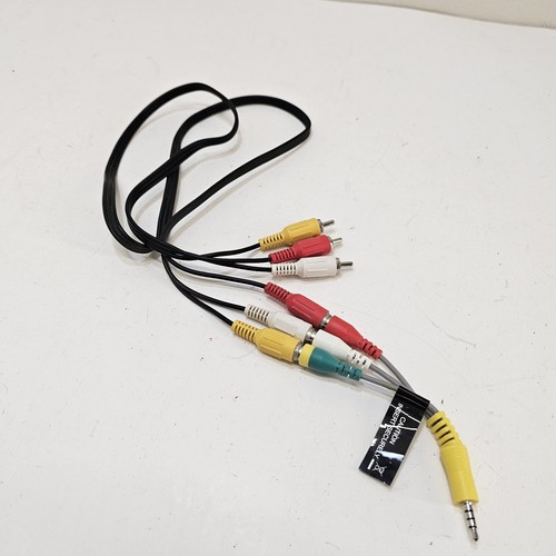 RCA to AV Input Adapter 3.5 MM Male To Female Plug Play Electronic ...