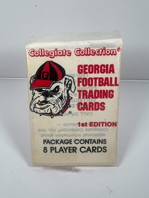 Vintage Pack of University of Georgia Football Trading Cards. National ...
