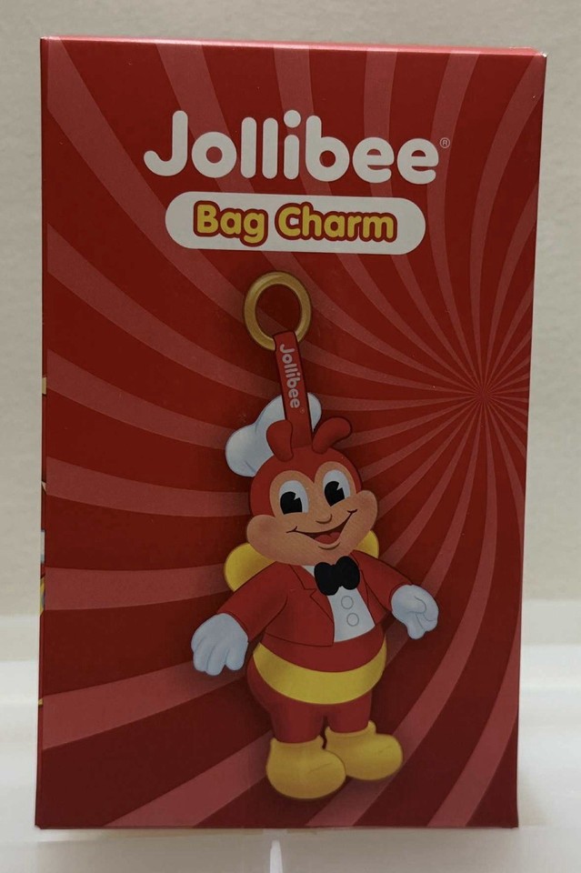 JOLLIBEE BAG CHARM PENDANT KEYCHAIN PHILIPPINES EXCLUSIVE - US SELLER ...