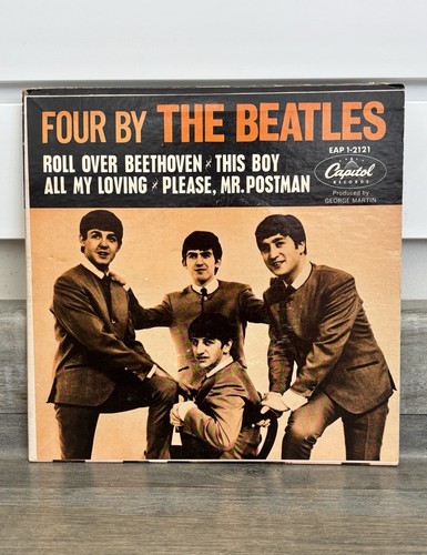 1964 Four By The Beatles EP 45 RPM Capitol EAP 1-2121 EX | eBay