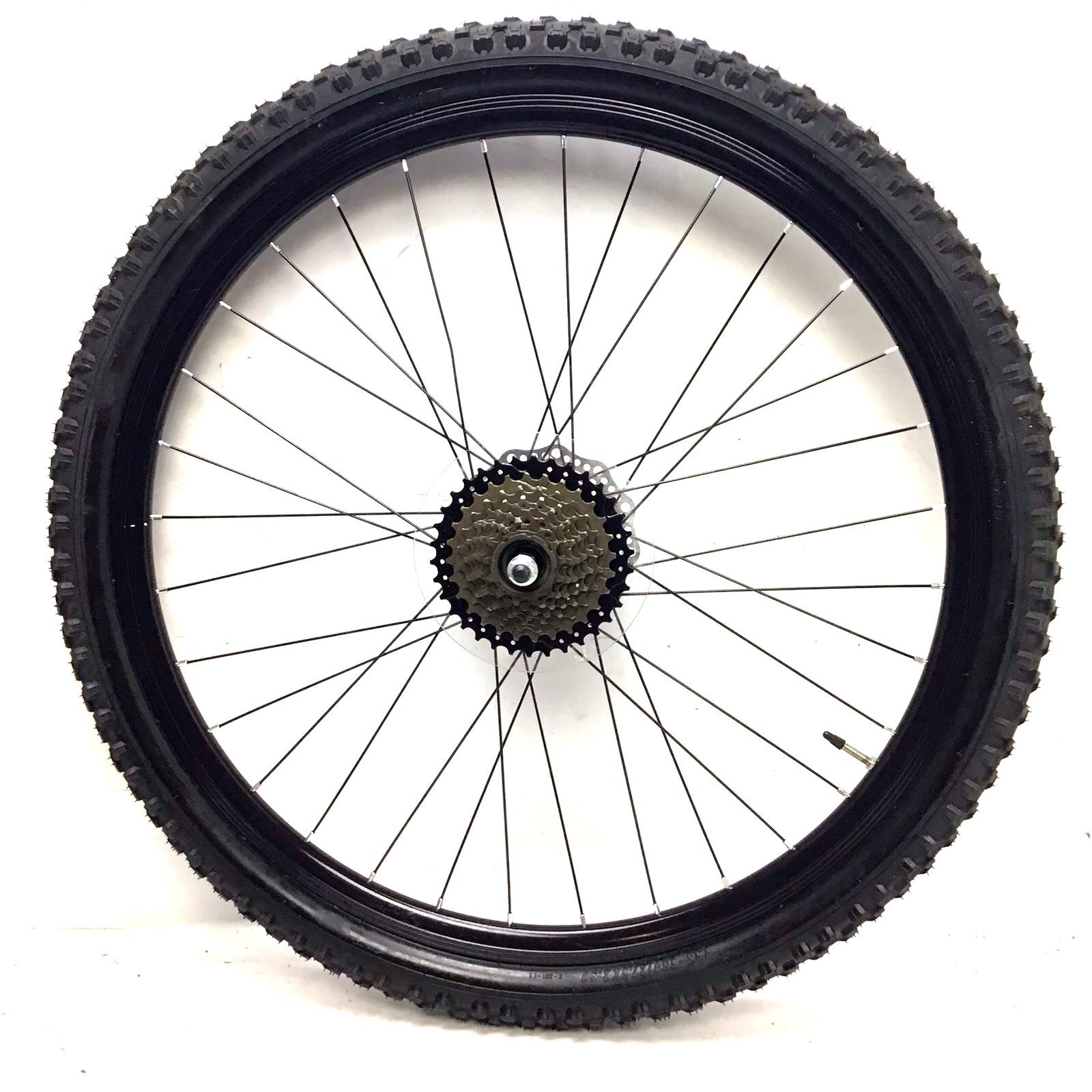 27.5" Bicycle Rear Disc Wheel 8-Speed Freewheel 2.30" Tire Mountain ...