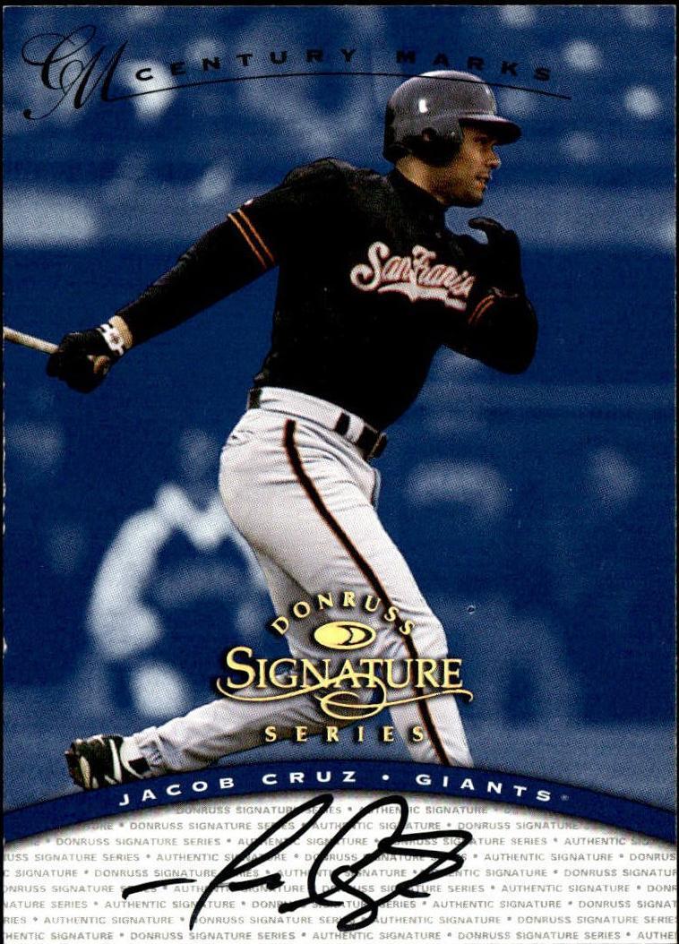 1997 Donruss Signature Series - Authentic Signatures Jacob Cruz Century ...
