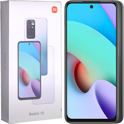 BNIB Xiaomi Redmi 10 Dual SIM 64GB + 4GB Carbon Gray Unlocked 4G/LTE ...