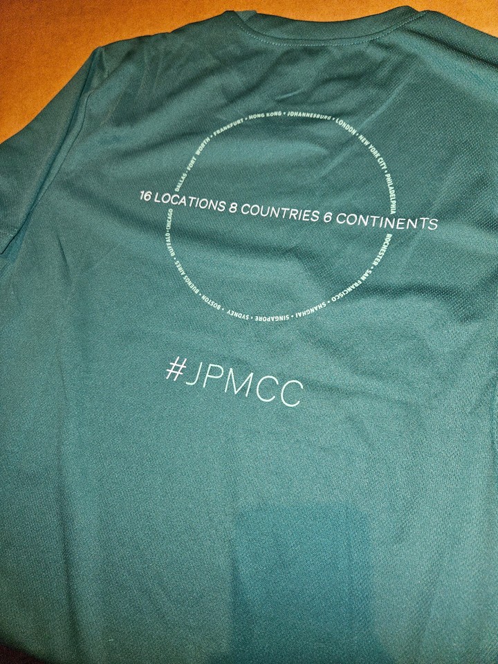 2025 JP Morgan Corporate Challenge Finisher Size Large Running Shirt | eBay