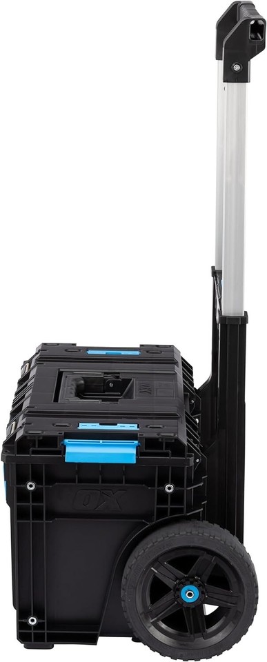 OX TOOLTREK Heavy Duty Wheeled Tool Box With Extendable Handle OX ...