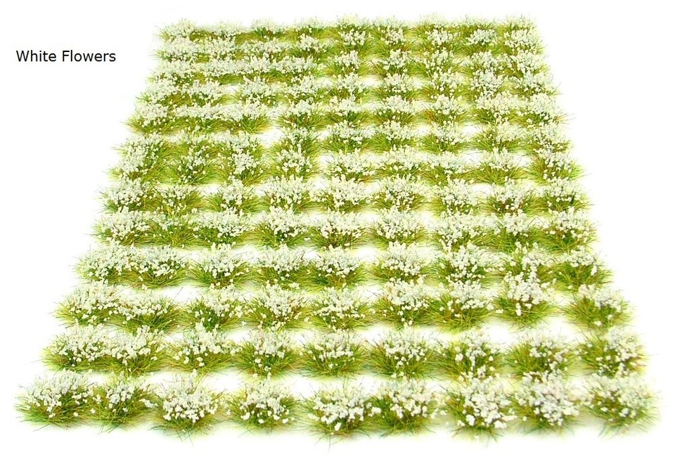 Static grass tufts self adhesive sheets - Model landscape scenery ...