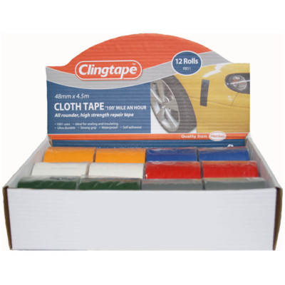 Clingtape Cloth Tape Assorted 48mm x 4.5m - RB51 | eBay Australia