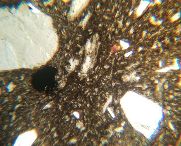 Rhyolite from Bishop California Petrographic Microscope Slide (RHY-3 ...