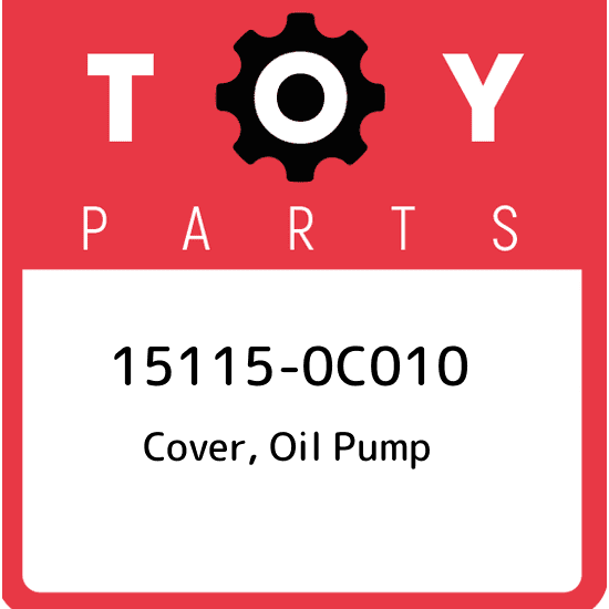 15115-0C010 Toyota Cover, oil pump 151150C010, New Genuine OEM Part | eBay