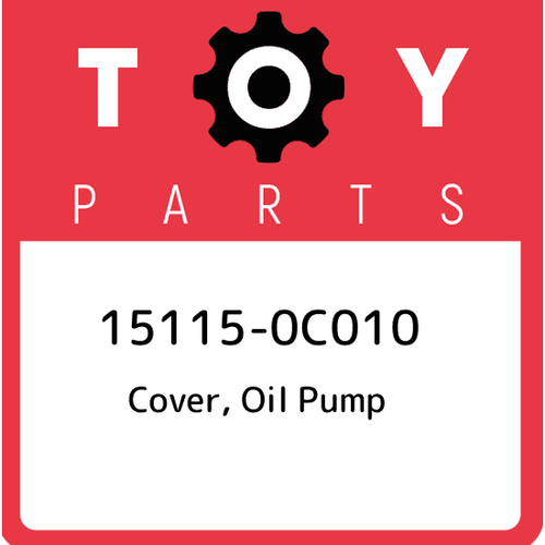 15115-0C010 Toyota Cover, oil pump 151150C010, New Genuine OEM Part | eBay