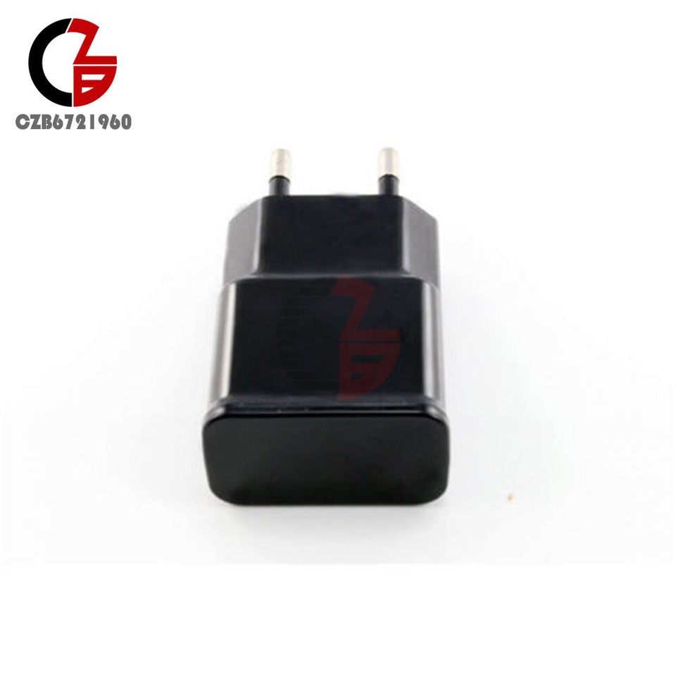 5V 2A USB EU Plug Wall Charger 1 Port Charging Travel Adjustable Power ...