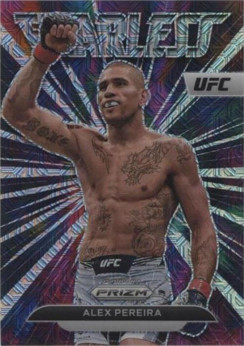 2023 Panini Prizm UFC - Fearless Alex Pereira #25 Mojo Prizm /25 (RC ...