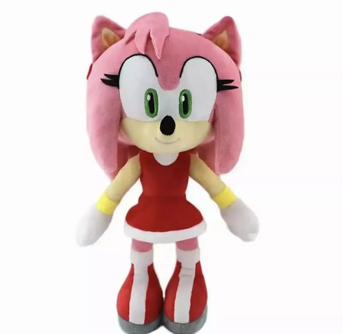 Sonic The Hedgehog Pink Amy Rose Plush Toy 30cm - Cute & Collectible ...