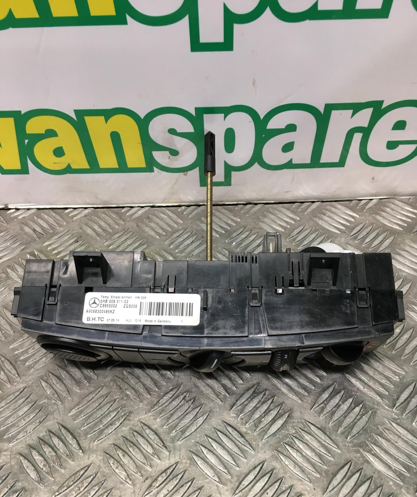 MERCEDES SPRINTER W906 HEATER CLIMATE CONTROL SWITCHES PANEL GENUINE ...